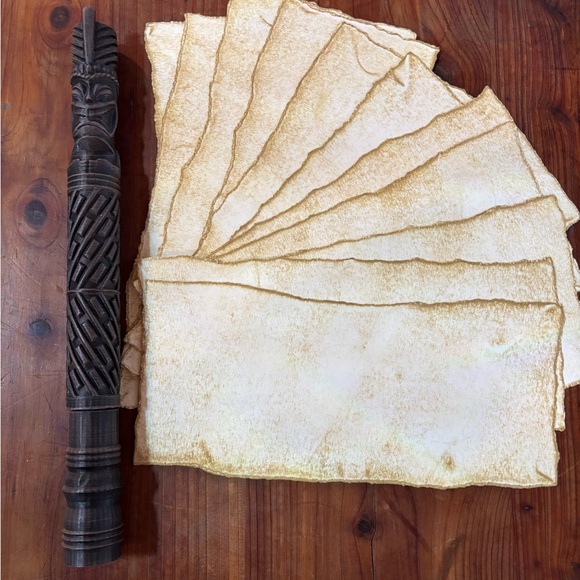 Office | Survivor Vote Pen Carved Wooden Tiki Statue And Vote Aged ...